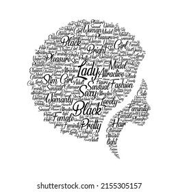 Woman Word Cloud Vector Illustration Design Stock Vector (Royalty Free ...