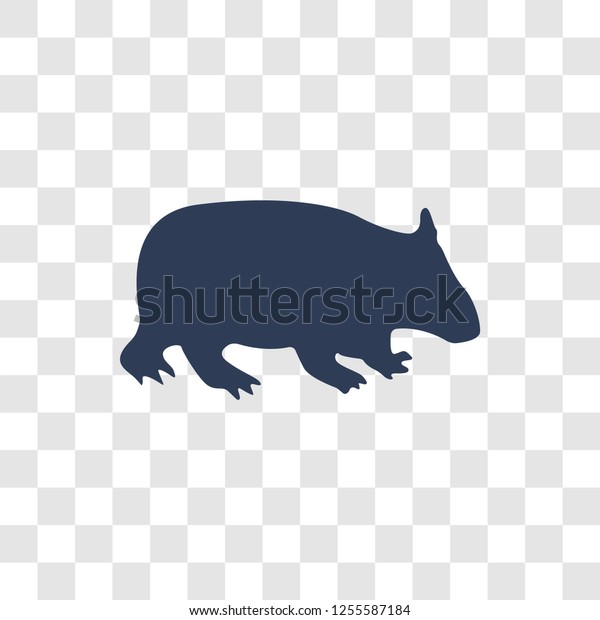 Wombat Icon Trendy Wombat Logo Concept Stock Vector (Royalty Free ...