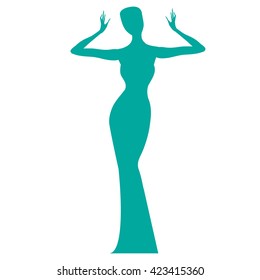 Women Body Shape Vector Stock Vector (Royalty Free) 423420199