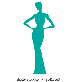 Women Body Shape Vector Stock Vector (Royalty Free) 423415363 ...