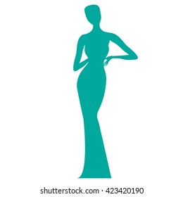 Women Body Shape Vector Stock Vector (Royalty Free) 423420172