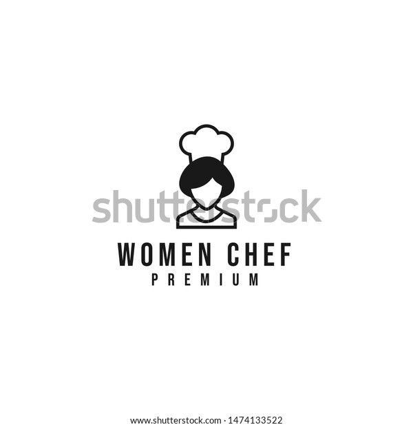Women Chef Logo Vector Icon Stock Vector (Royalty Free) 1474133522
