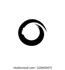 Women Circle Logo Vector Stock Vector (Royalty Free) 1228424212