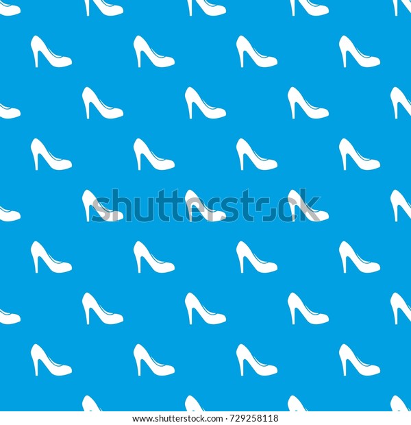 Women Shoe Heels Pattern Repeat Seamless Stock Vector (Royalty Free ...