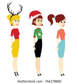 Women Side View Stock Vector (Royalty Free) 766178860 | Shutterstock