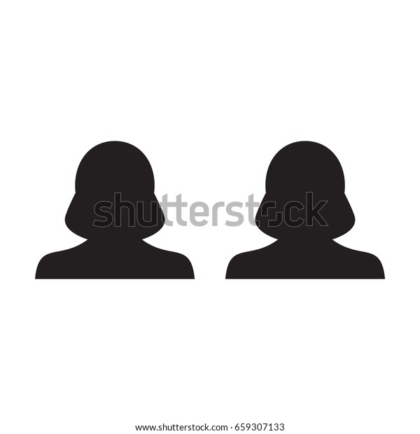 Women Team Icon Vector User Group Stock Vector (Royalty Free) 659307133 ...