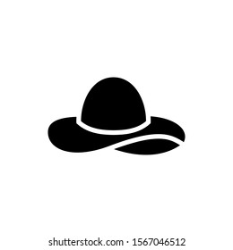 Womens Beach Hat Icon Vector Stock Vector (Royalty Free) 1567046512 ...