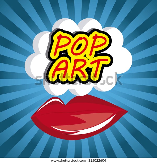 Womens Pop Art Cartoons Graphics Vector Stock Vector Royalty Free