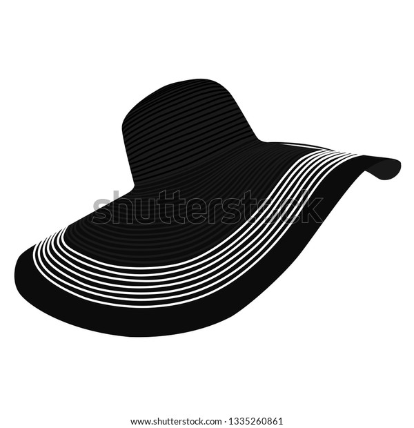 Womens Summer Hat Vector Illustration Isolated Stock Vector (Royalty ...