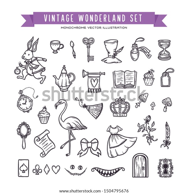 1,485 Alice Wonderland Icons Images, Stock Photos & Vectors | Shutterstock