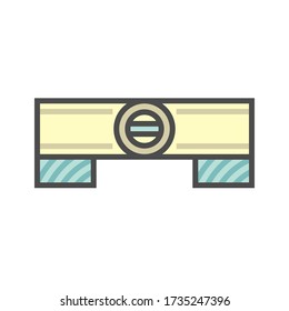 Wood Floor Construction Water Level Vector Stock Vector (Royalty Free ...