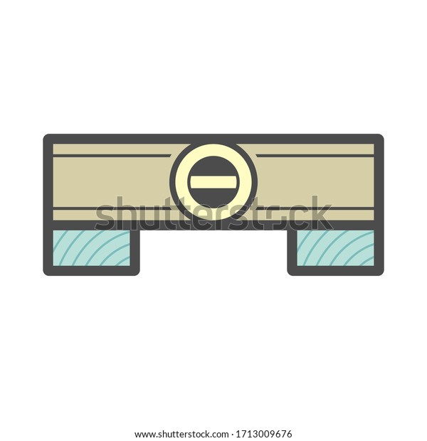 Wood Floor Construction Water Level Vector: เวกเตอร์สต็อก (ปลอดค่า ...