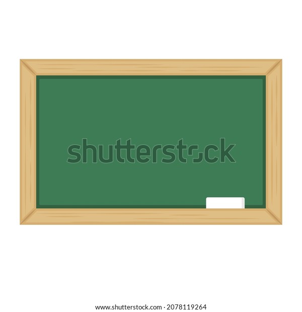 Wood Frame Blackboard Cartoon Vector Isolated Stock Vector (Royalty ...
