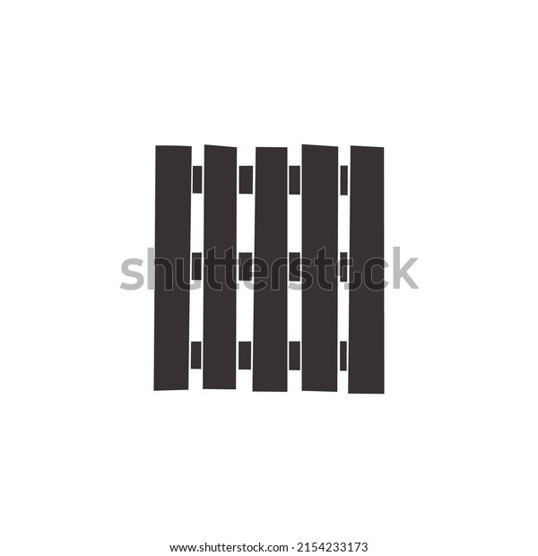 Wood Pallet Top View Flat Vector: เวกเตอร์สต็อก (ปลอดค่าลิขสิทธิ์ ...