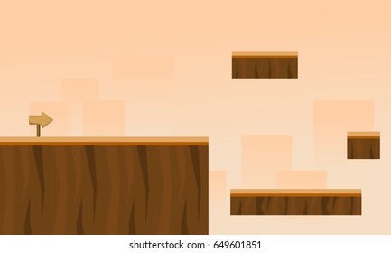 Wood Style Game Background Collection: เวกเตอร์สต็อก (ปลอดค่าลิขสิทธิ์ ...