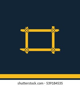 Wooden Frame Icon Stock Vector (Royalty Free) 531409789 | Shutterstock