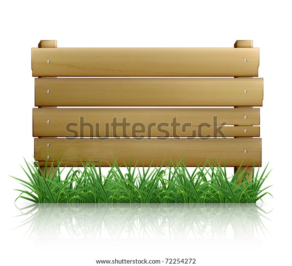 Wooden Message Board 10eps Stock Vector (Royalty Free) 72254272 ...
