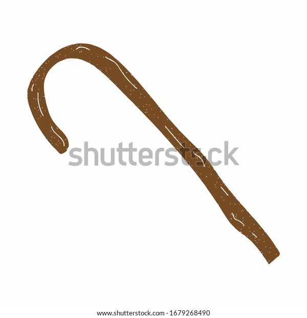 Wooden Stick Vector Design Digital Hand Stock Vector (Royalty Free ...