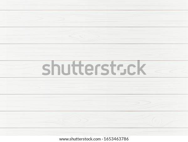 Wooden Texture White Horizontal Wooden Planks Stock Vector (Royalty ...