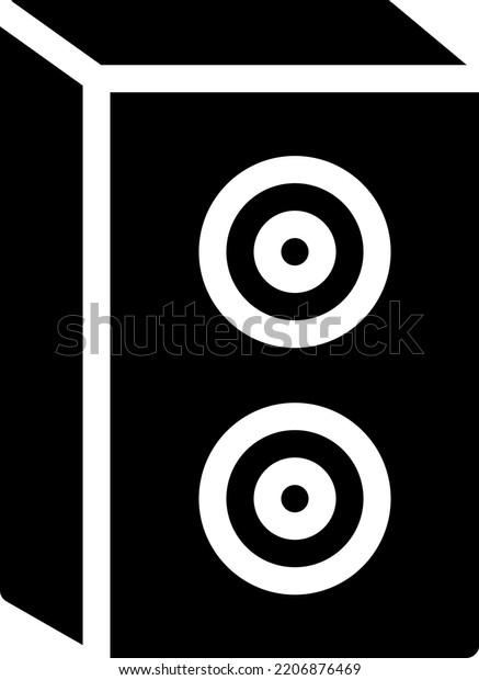 Woofer Vector Illustration On Transparent Background Stock Vector ...