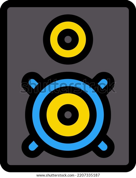 Woofer Vector Illustration On Transparent Backgroundpremium Stock ...