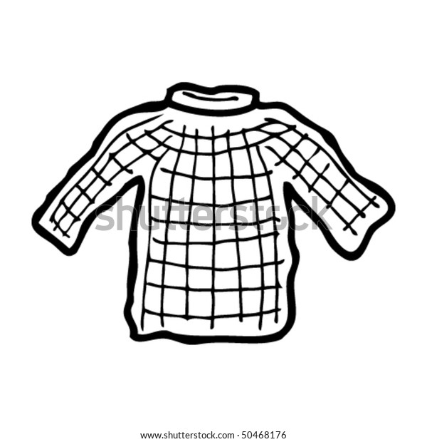 Woolly Jumper Drawing Stock Vector (Royalty Free) 50468176 | Shutterstock