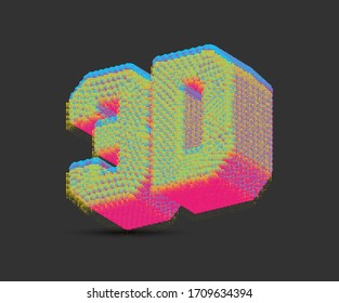 Word 3d Threedimensional Letters Concept Stock Vector (Royalty Free ...