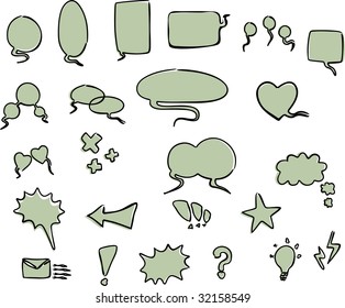 Word Bubbles Cartoon Concept Stock Vector (Royalty Free) 32158549 ...