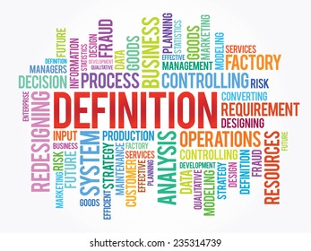 Word Cloud Definition Related Items Vector Stock Vector (Royalty Free ...
