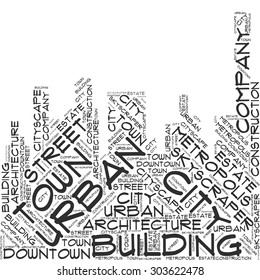 Word Cloud Form Abstract Cityscape Stock Vector (Royalty Free ...