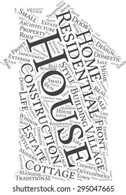 Word Cloud Form Abstract House Stock Vector (Royalty Free) 295047665 ...