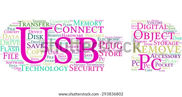 Word Cloud Form Usb Flash Drive: เวกเตอร์สต็อก (ปลอดค่าลิขสิทธิ์ ...
