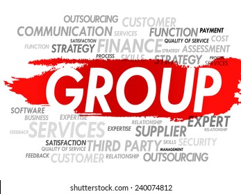 Word Cloud Group Related Items Presentation Stock Vector (Royalty Free ...
