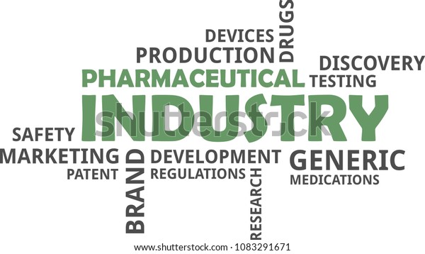 Word Cloud Pharmaceutical Industry Related Items Stock Vector (Royalty ...