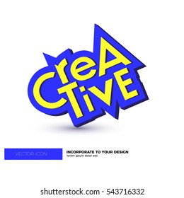 Word Creative 3d Icon Stock Vector (Royalty Free) 543716332 | Shutterstock