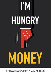 Word Im Hungry Stock Vector (Royalty Free) 230766895 | Shutterstock