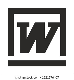 Word Icon Flat Design Style Stock Vector (Royalty Free) 1821576407 ...