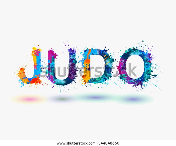 Word Judo Rainbow Splash Paint: Stock-Vektorgrafik (Lizenzfrei ...