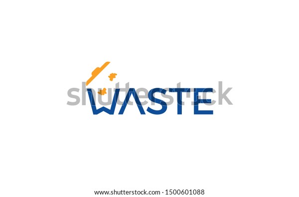 Word Mark Logo Icon Formed Trash Stock Vector (Royalty Free) 1500601088 ...