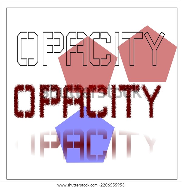 Word Opacity Abstract Simple Look Logo Stock Vector (Royalty Free ...