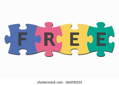 Word Puzzle Pieces Life Stock Vector (Royalty Free) 366930287 ...