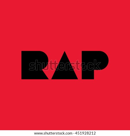 Word Rap Style Music Vector Flat Stock Vector (Royalty Free) 451928212 ...