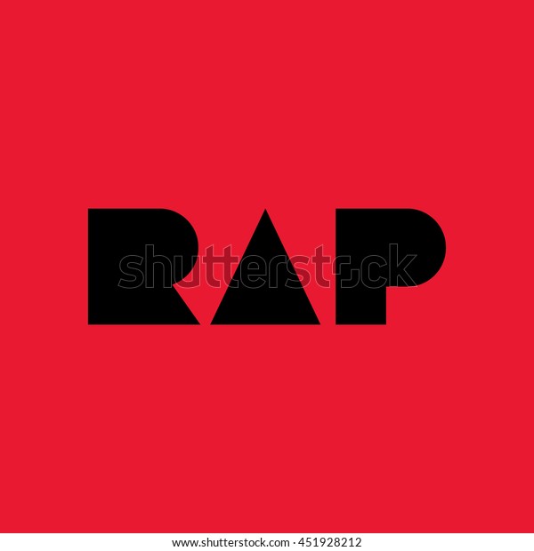 Word Rap Style Music Vector Flat Stock Vector (Royalty Free) 451928212