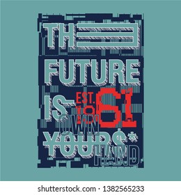 Word Slogan Text Frame Typogrphy Graphic Stock Vector (Royalty Free ...
