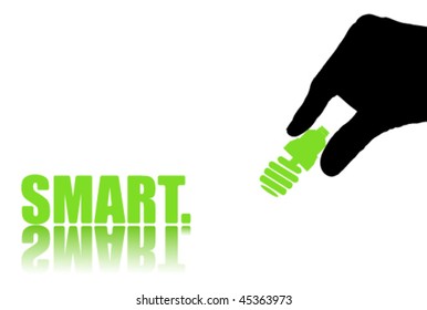 Word Smart Isolated On White Background: เวกเตอร์สต็อก (ปลอดค่า ...