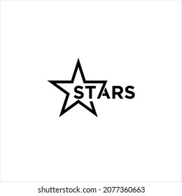 Word Star Logo Vector Template Stock Vector (Royalty Free) 2077360663 ...