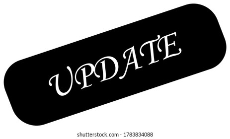 Word Update Black Stamp On White Stock Vector (Royalty Free) 1783834088 ...