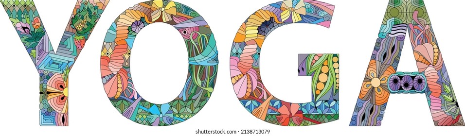3,274 Zentangle words Images, Stock Photos & Vectors | Shutterstock