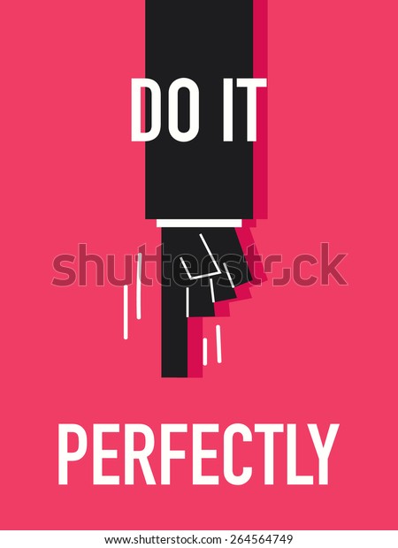 Words Do Perfectly Stock Vector (Royalty Free) 264564749 | Shutterstock