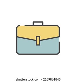 Work Bag Icon Vector Illustration Logo Stock Vector (Royalty Free ...